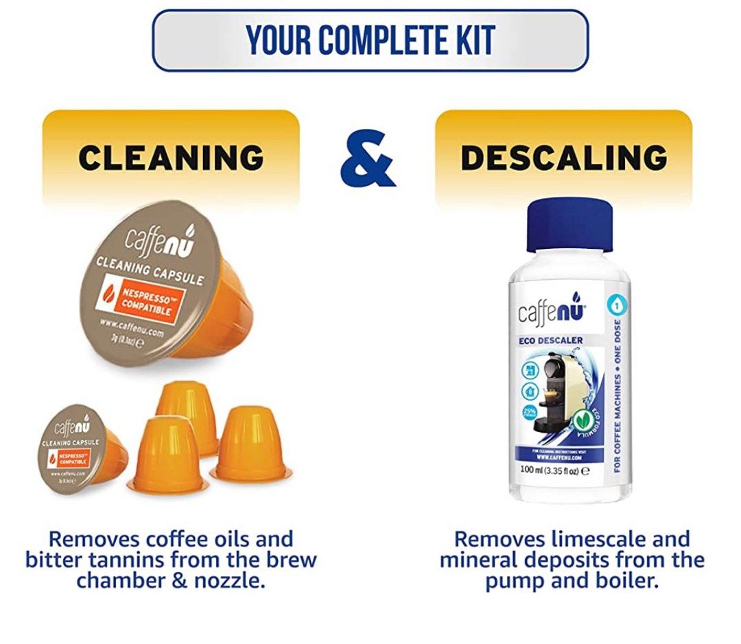 Nespresso descaling and cleaning kit on Carousell