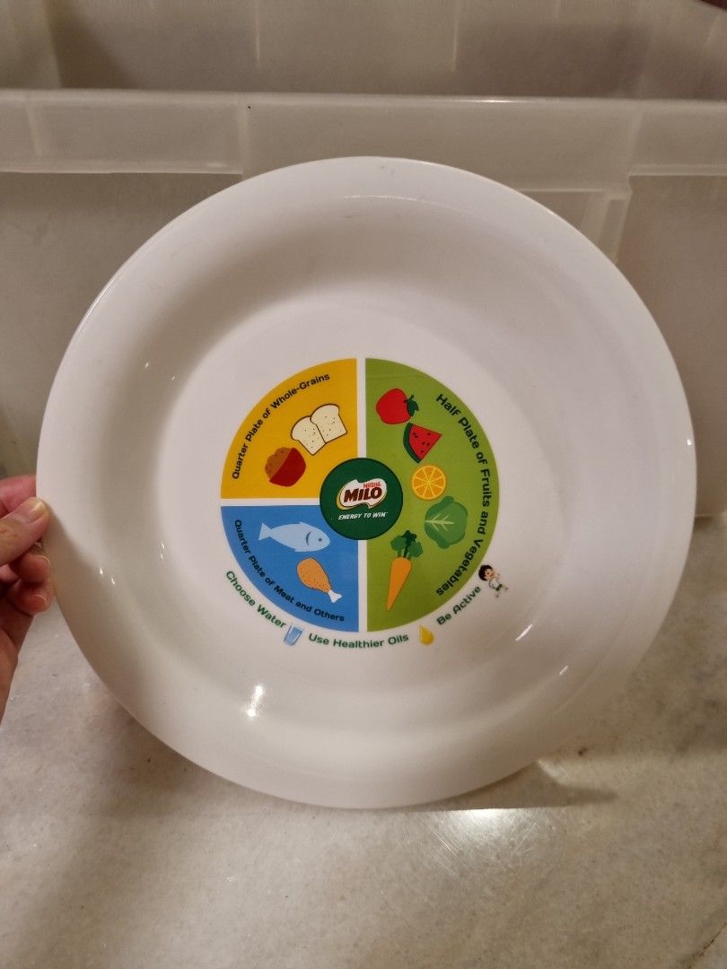 Nestle Milo Healthy Plate, Furniture & Home Living, Kitchenware ...