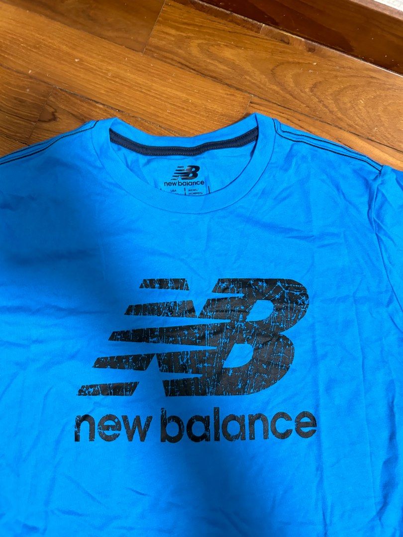 New Balance Tees, Men's Fashion, Activewear on Carousell