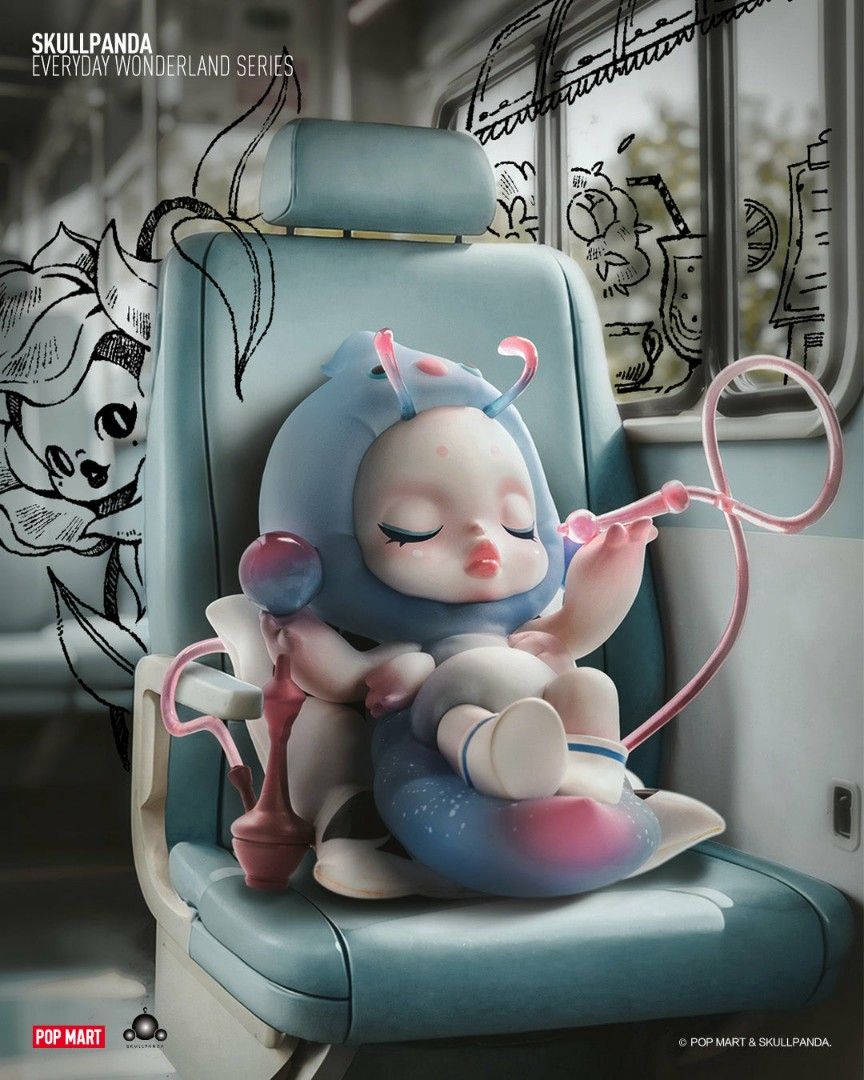 [NEW! POPMART] POPMART SKULLPANDA EVERYDAY WONDERLAND SERIES FULL SET ...