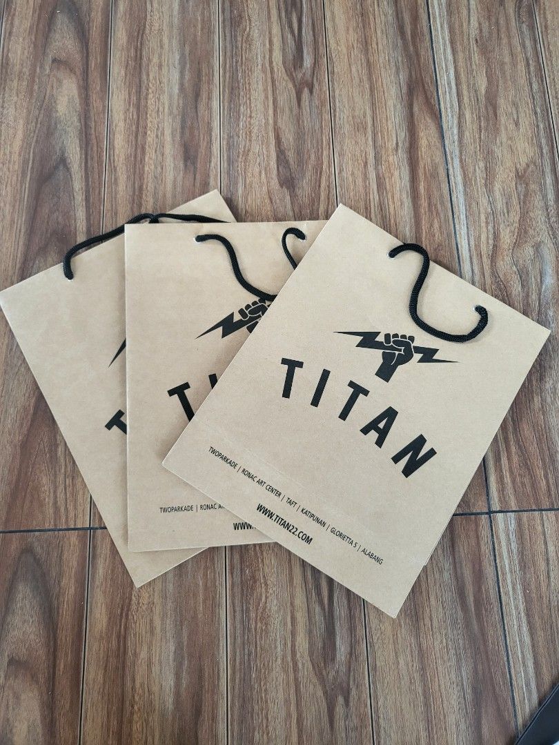 Nike Adidas Puma Paper Bags on Carousell