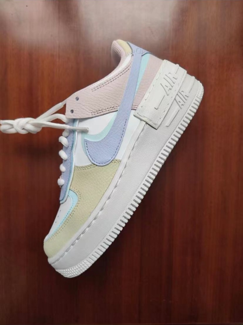 Nike Air Force 1 Low Shadow macaron, Women's Fashion, Footwear ...