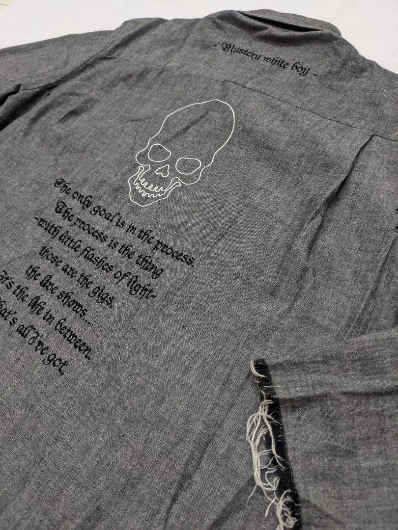 ナンバーナイン 01ss 2001 time migration タイム期 シルク ブルゾン ma-1 numbernine ...