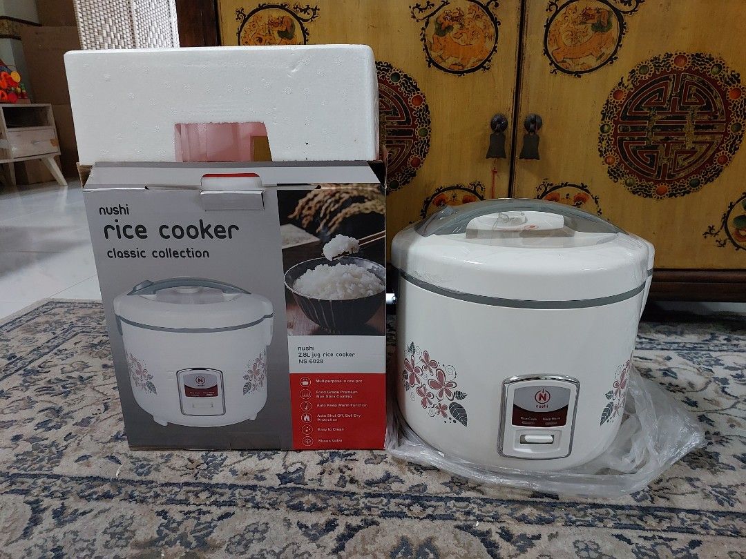 Nushi 2.8Litre rice cooker, TV & Home Appliances, Kitchen Appliances ...
