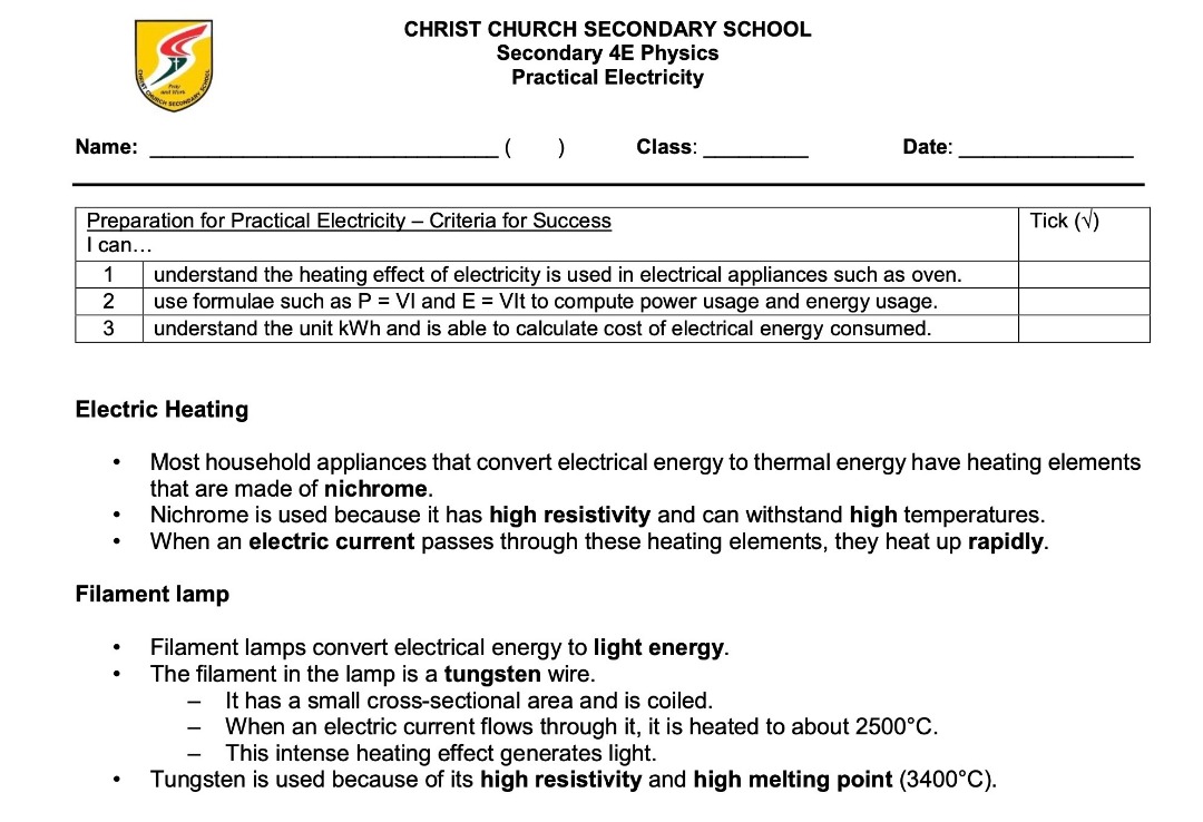 O level Physics Practical Electricity Notes, Hobbies & Toys, Books ...