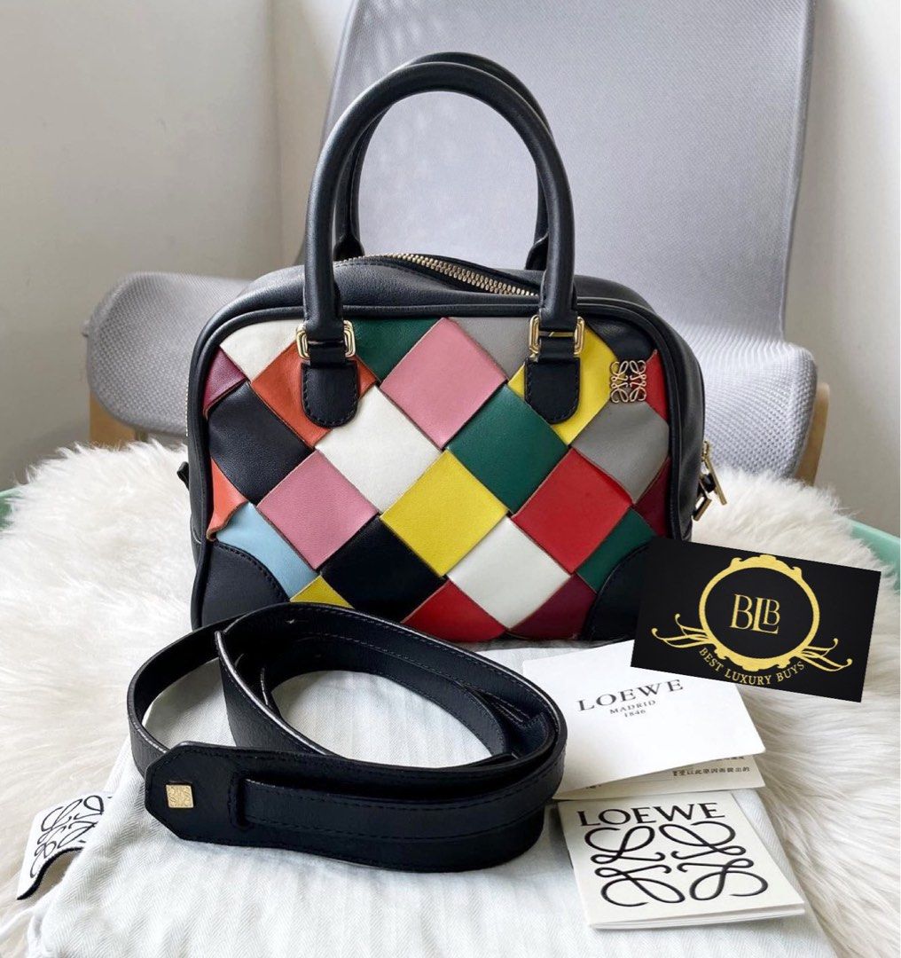 Onhand New Authentic Loewe Amazona 75 Multicolor Two way Bag RARE LIMITED ED on Carousell