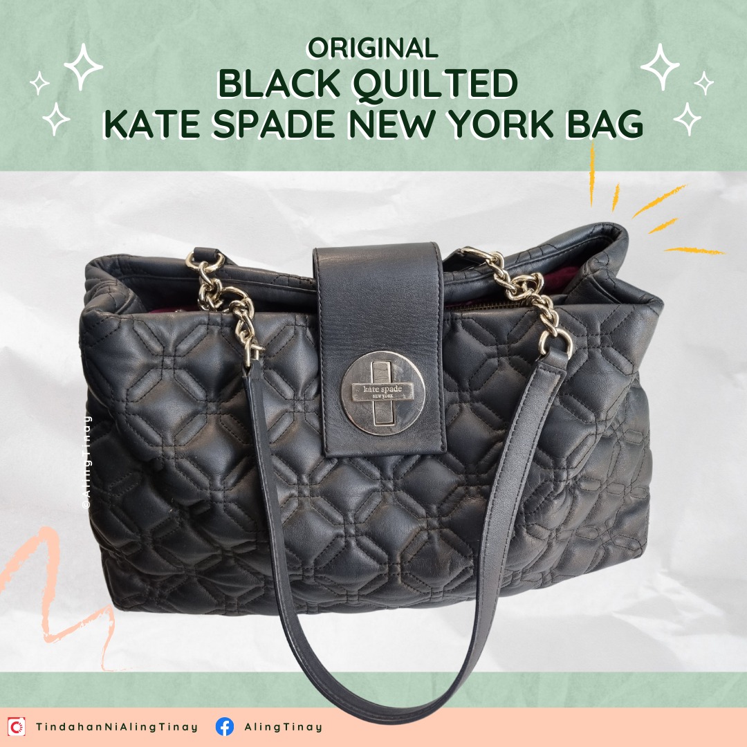 Original Black Quilted Kate Spade New York Bag on Carousell
