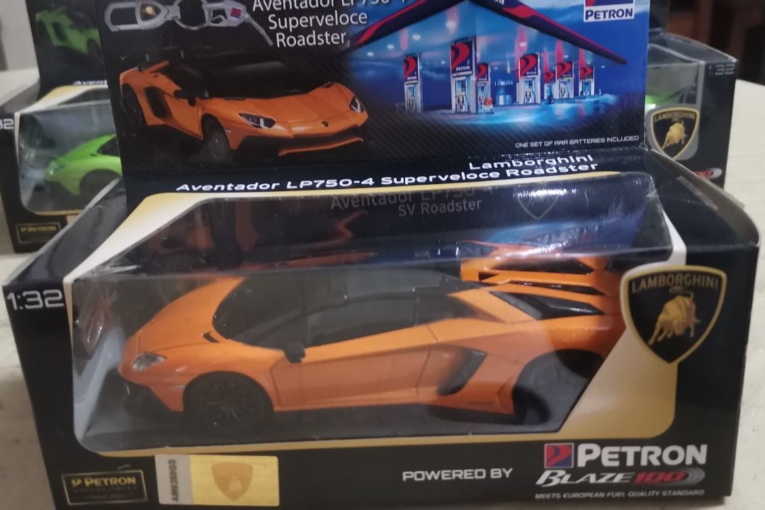 Petron toy car collections, Lamborghini cars(set of 3) on Carousell