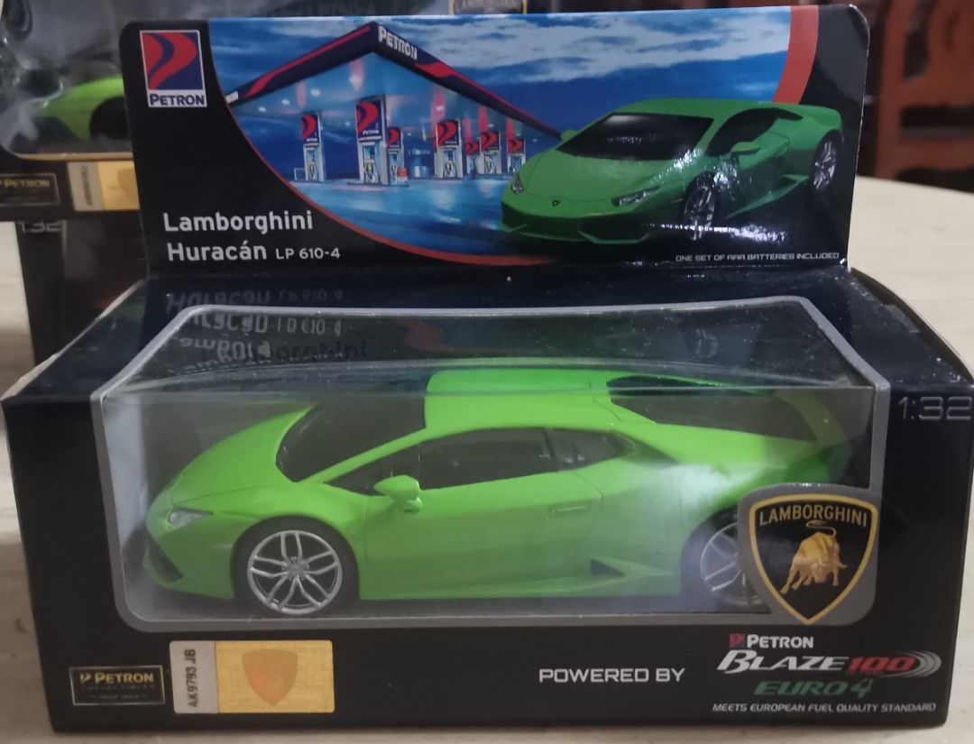 Petron toy car collections, Lamborghini cars(set of 3) on Carousell