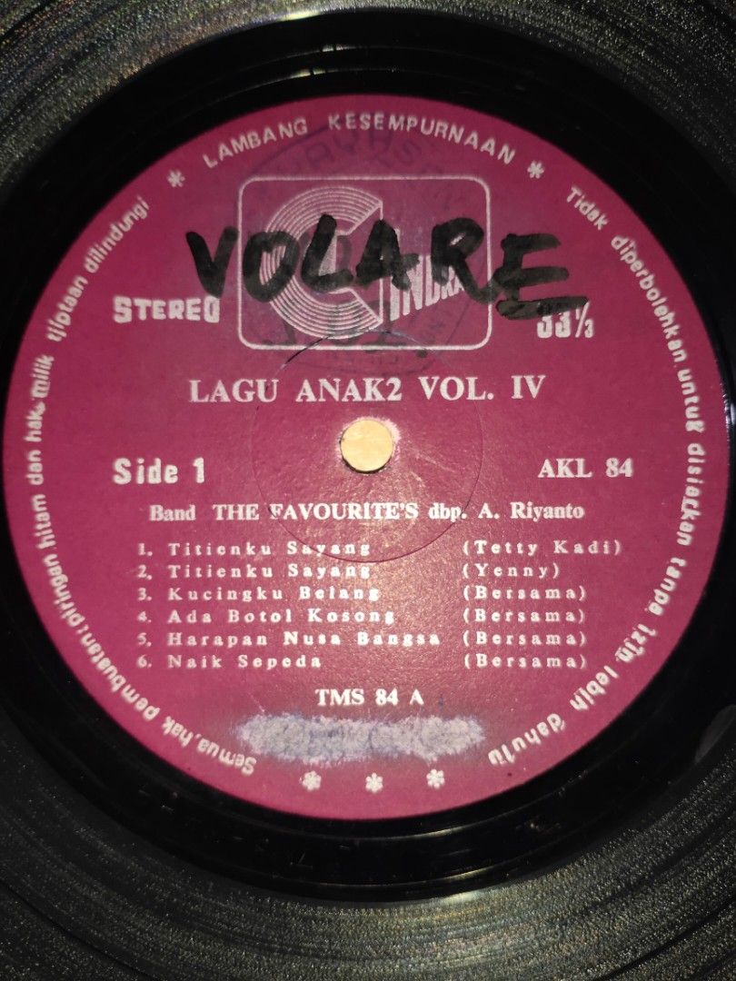 Piringan Hitam / Vinyl Indo Lagu Anak, Antik, Lainnya di Carousell