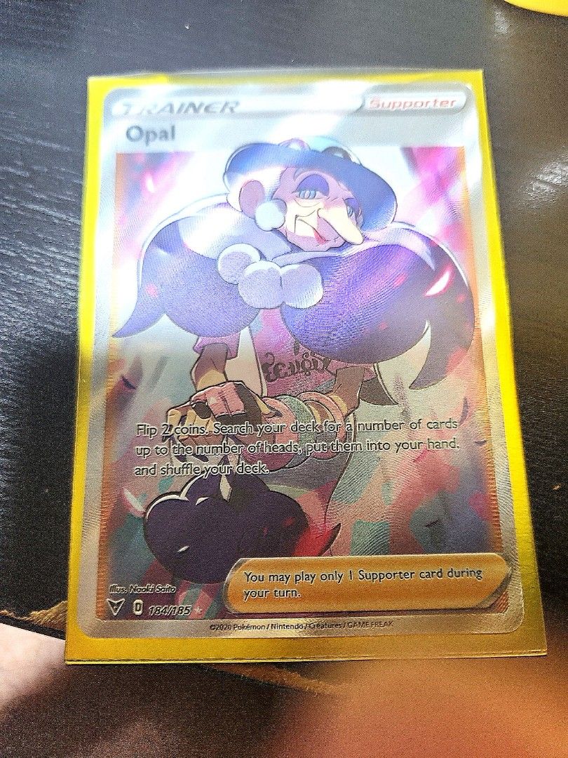 Pokemon TCG Trainer Card Opal 184/185, Video Gaming, Gaming Accessories, Game Gift Cards ...