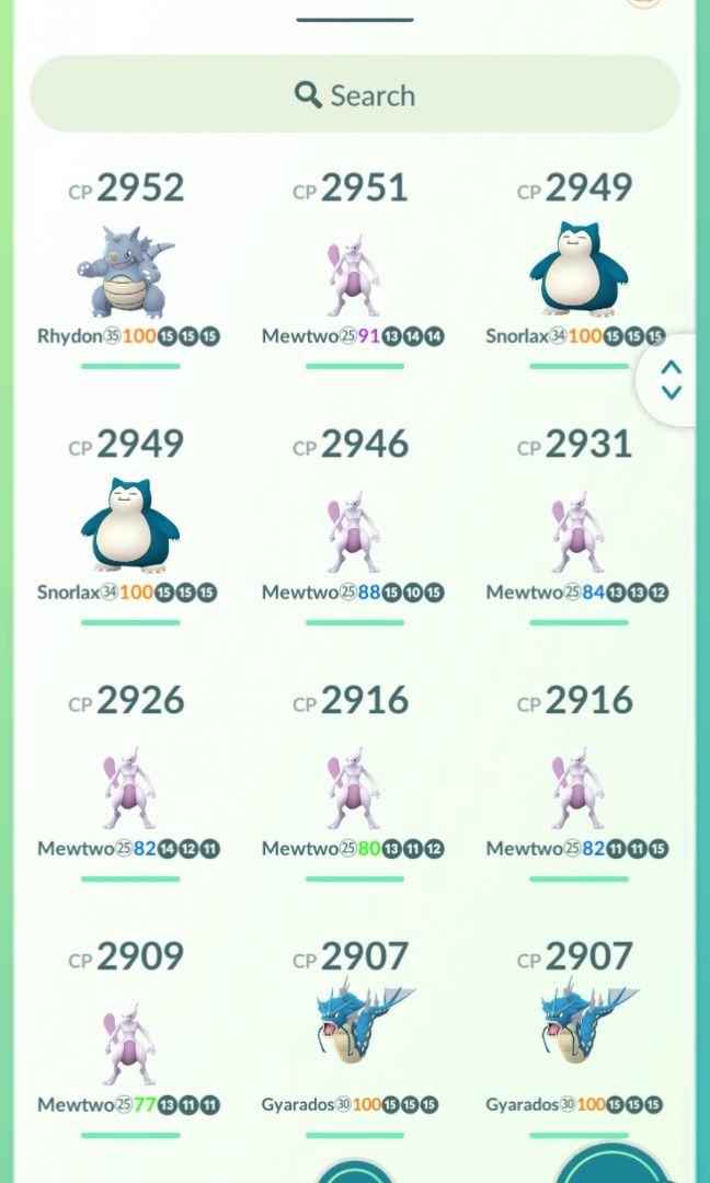 Pokemongo Account lv36 | 203 100iv Pokemon | 258 Legendary | Shiny ...
