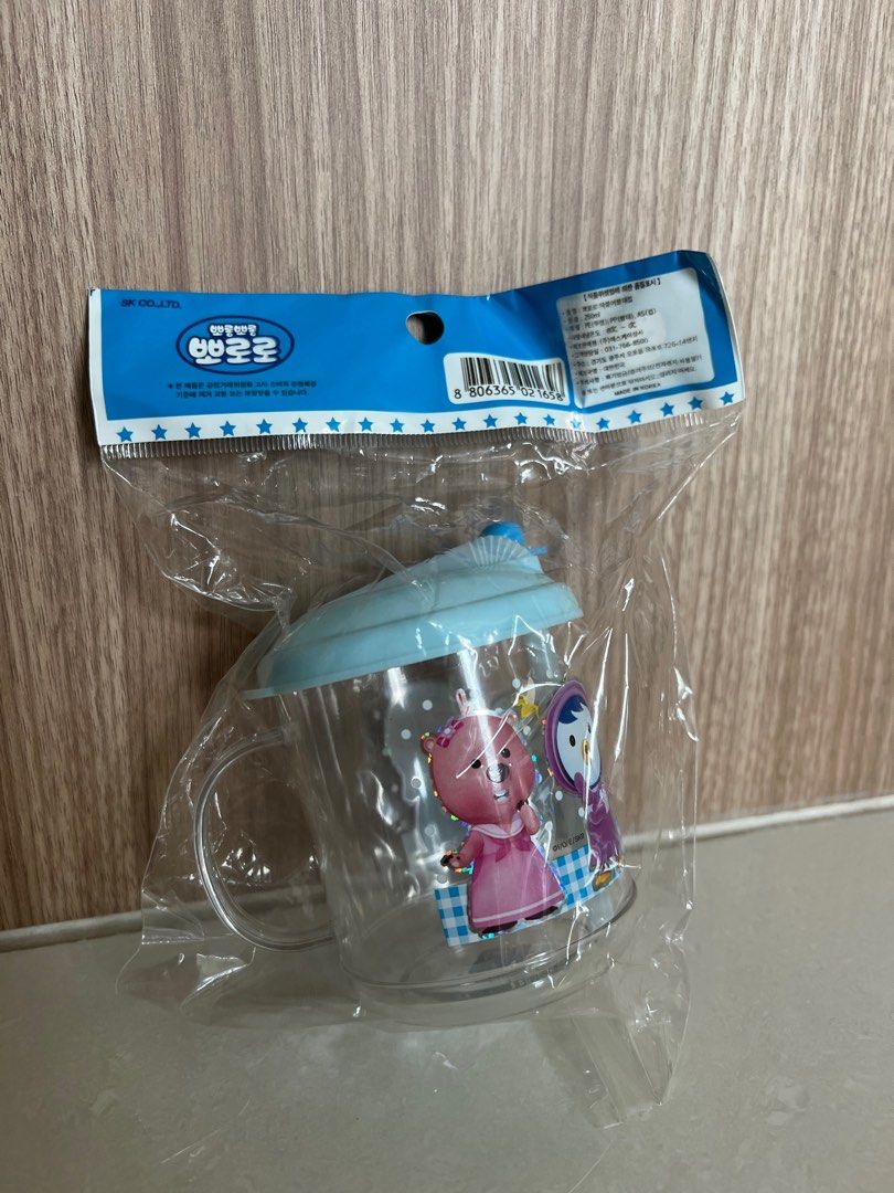 Pororo Toddler Cup with Straw, Babies & Kids, Nursing & Feeding ...