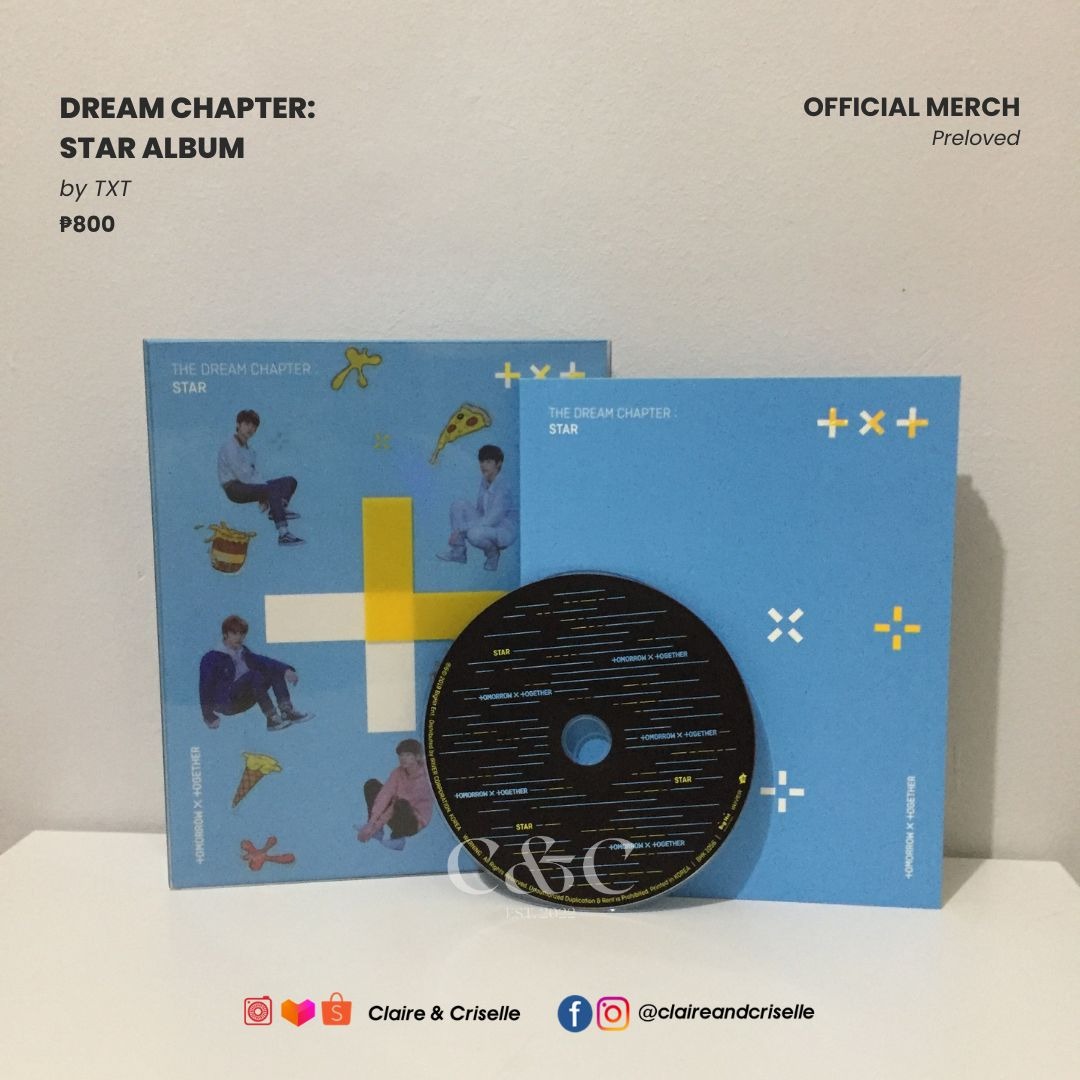 Preloved Original TXT The Dream Chapter - Star Debut Album | Claire ...