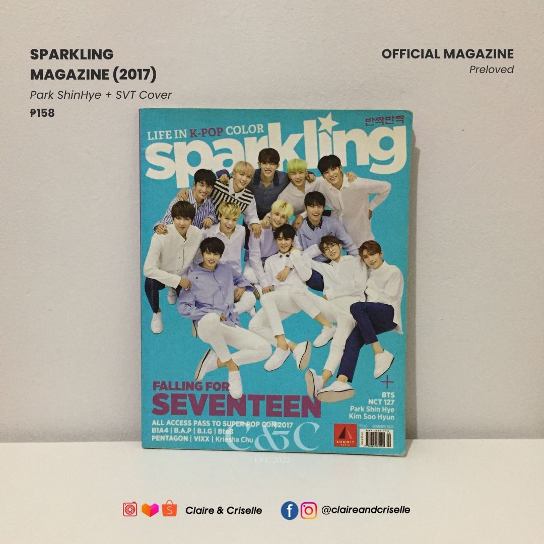 Preloved Sparkling Magazine 2017 Summer Issue (Seventeen & Park Shin ...