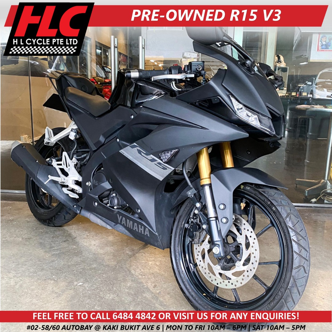 YAMAHA R15 V3 COE MARCH 2032, Motorcycles, Motorcycles for Sale, Class ...