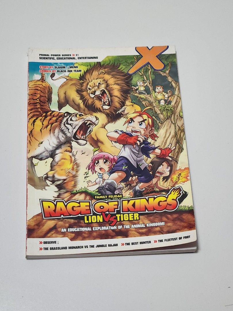 Primal power series (rage of Kings lion vs tiger E1), Hobbies & Toys ...