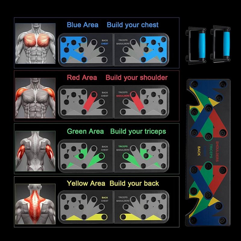 Push Up Board System Body Building Exercise Tools Workout Push Up ...