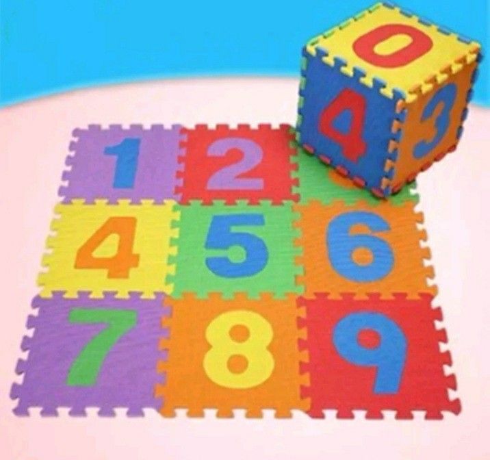 PUZZLE MAT NUMBERS AND LETTERS, Babies & Kids, Infant Playtime on Carousell