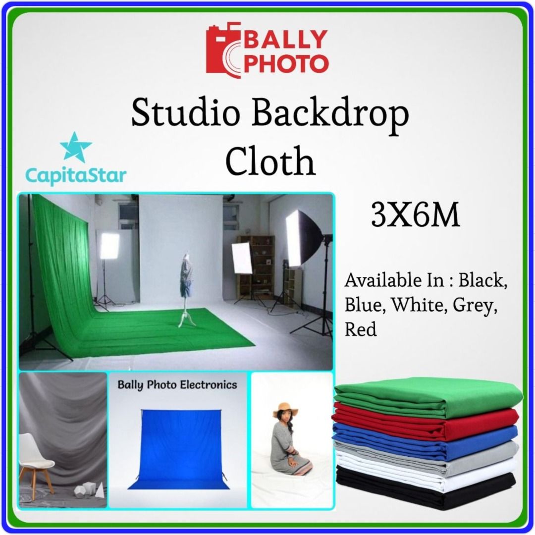Quality Studio Backdrop Cloth 3x6m Backdrop Background Photo Shoots ...