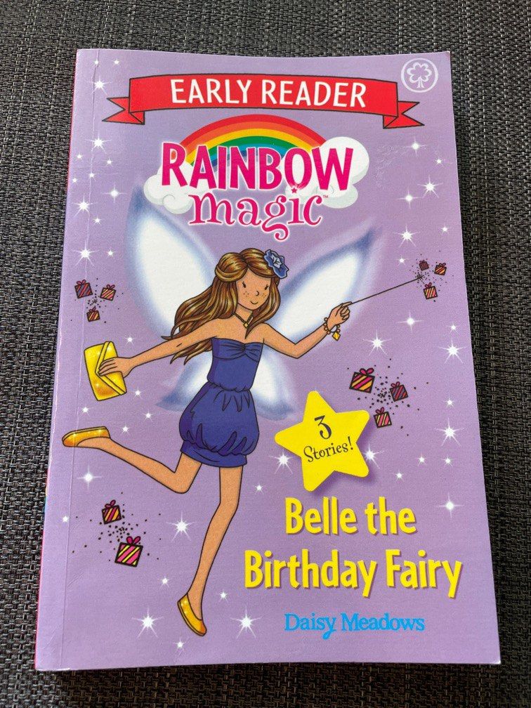 Rainbow magic early reader - Belle the birthday fairy, Hobbies & Toys ...