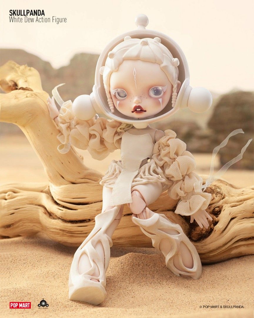[RARE! POPMART] POPMART SKULLPANDA WHITE DEW LIMITED EDITION COLLECTOR ...