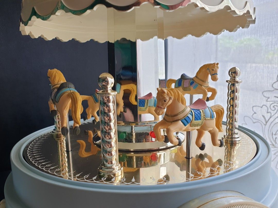 RARE Seiko Merry-go-round Display Clock, Furniture & Home Living, Home ...