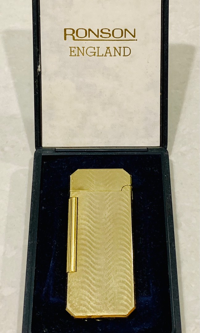Rare Vintage Gold Ronson Lighter, Hobbies & Toys, Memorabilia ...