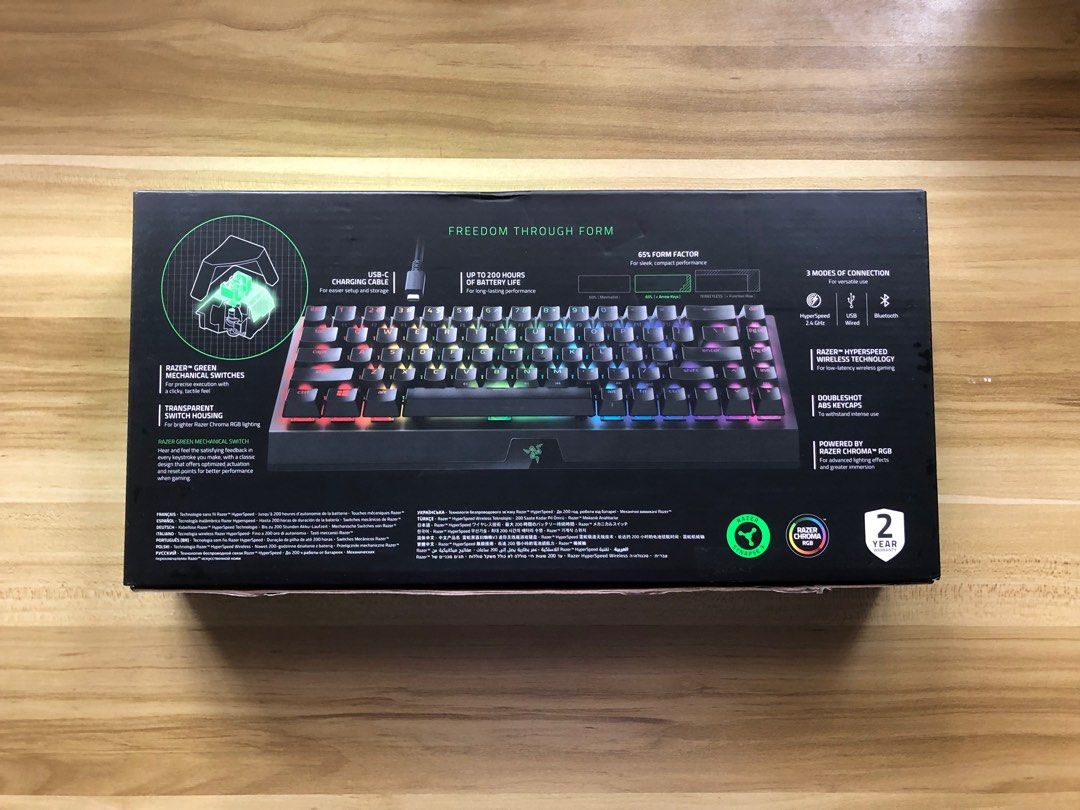 Razer Blackwindow V3 Mini Hyperspeed, Computers & Tech, Parts ...