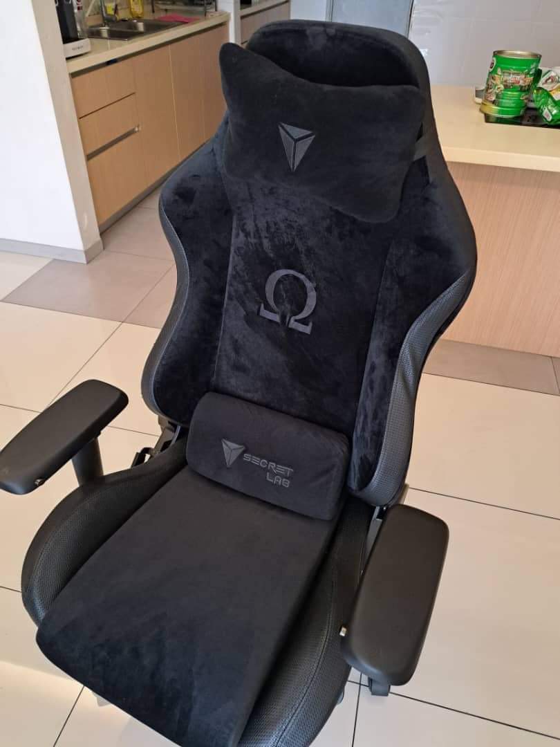 Reupholster secret lab chair(fabric/leather), Furniture & Home Living ...
