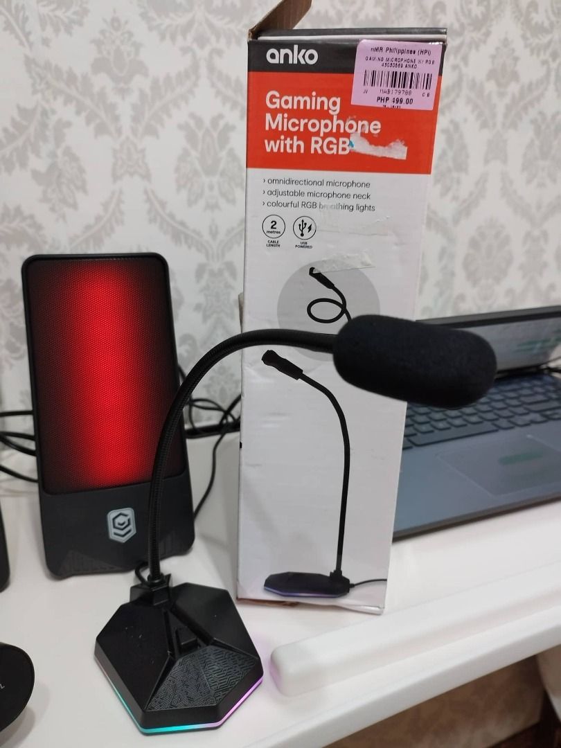RGB Gaming Speaker, Gaming Microphone with RGB & webcam on Carousell