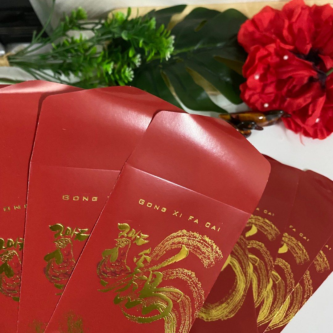 RHB Ang Pow_ RHB years of rooster Ang Pow packet_ RHB banking group red ...