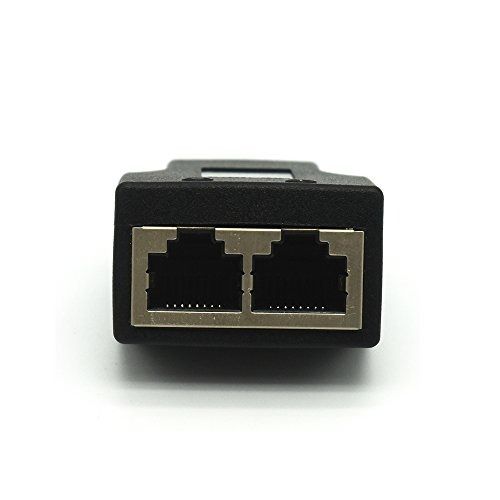 Riipoo HDMI to RJ45 Network Converter Adapter, HDMI to Dual RJ45 ...