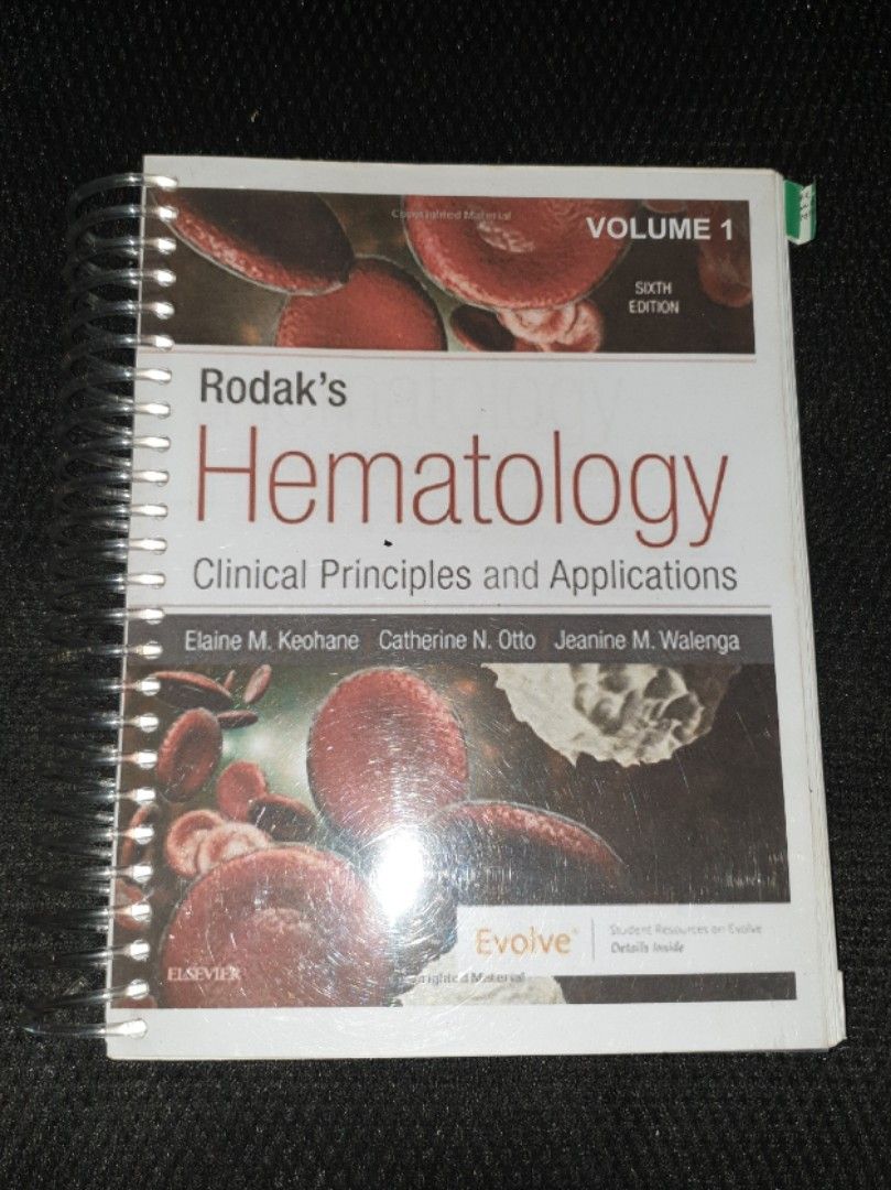 Rodak’s Hematology 2 volumes (6th ed.), Hobbies & Toys, Books ...