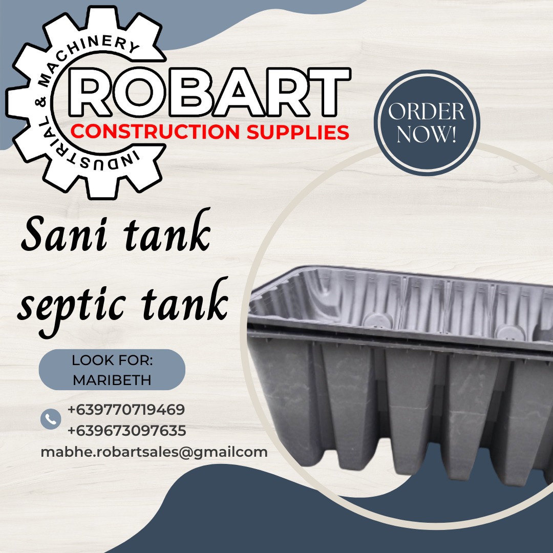 sani tank septic tank, Commercial & Industrial, Construction Tools ...