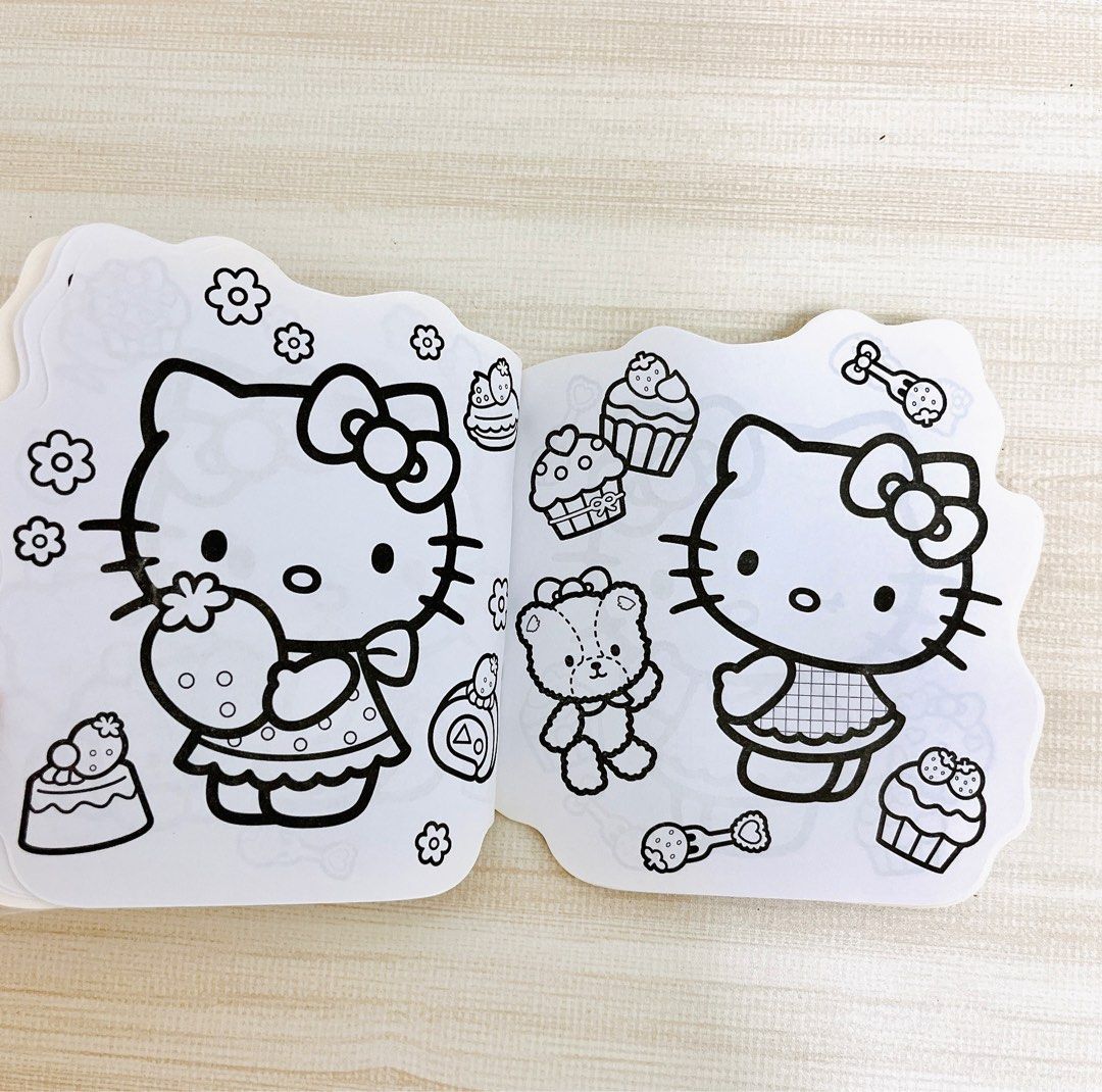 Sanrio Hello Kitty Color Book, Hobbies & Toys, Books & Magazines ...
