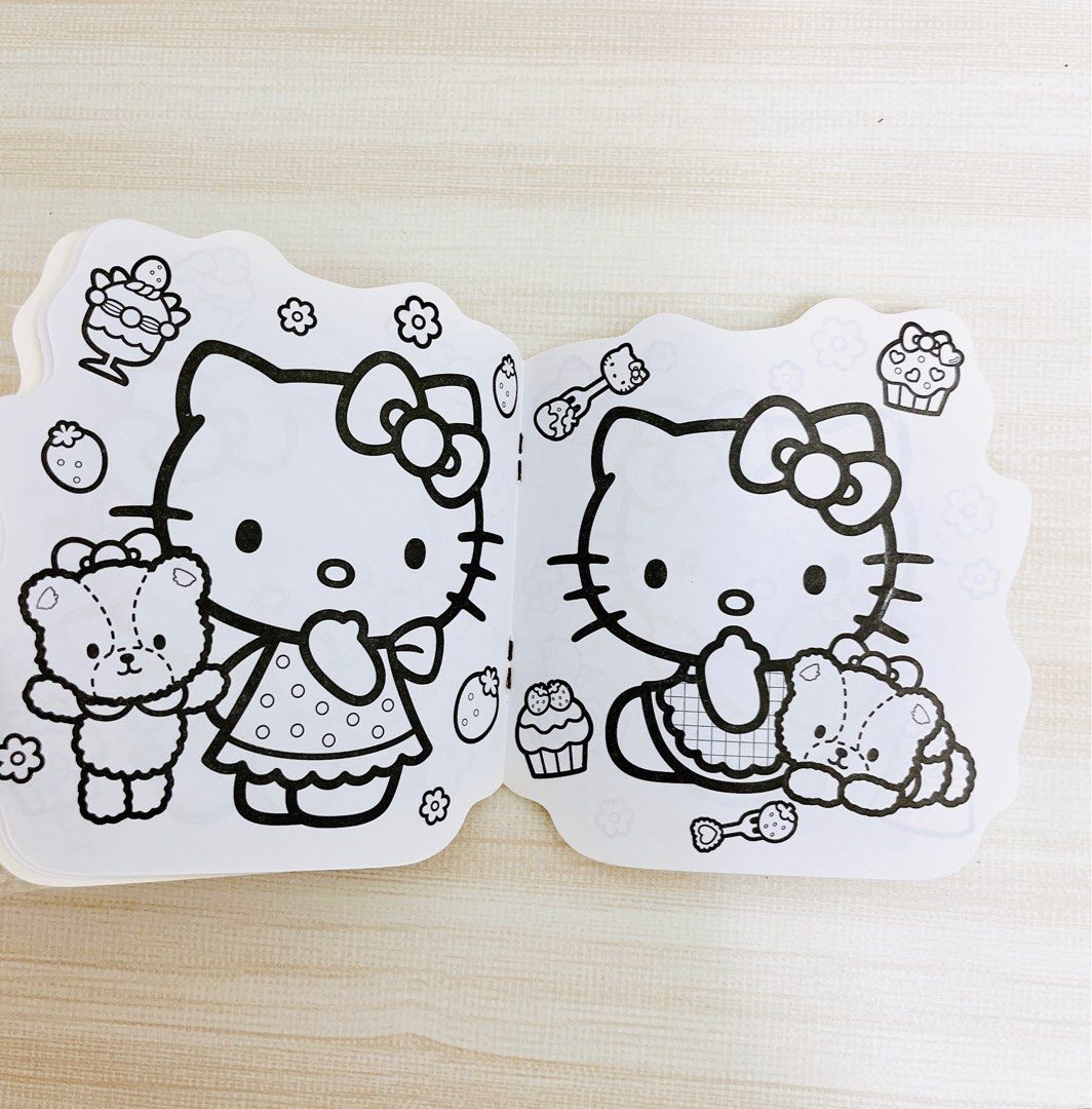 Sanrio Hello Kitty Color Book, Hobbies & Toys, Books & Magazines ...