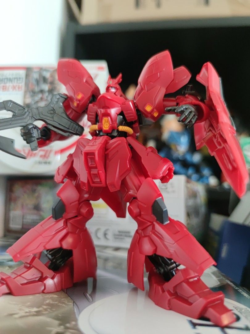 Sazabi figure gundam model armor frame set of 2 candy toy, Hobbies ...