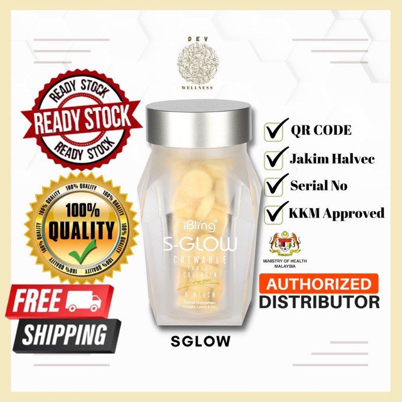 Sglow - Ready Stocks 60 tablets remove barcode, Health & Nutrition ...