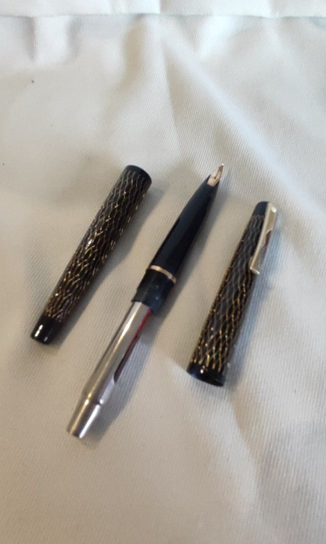 SHEAFFER Vintage Black Tulle Lady Fountain Pen 14k, Hobbies & Toys ...