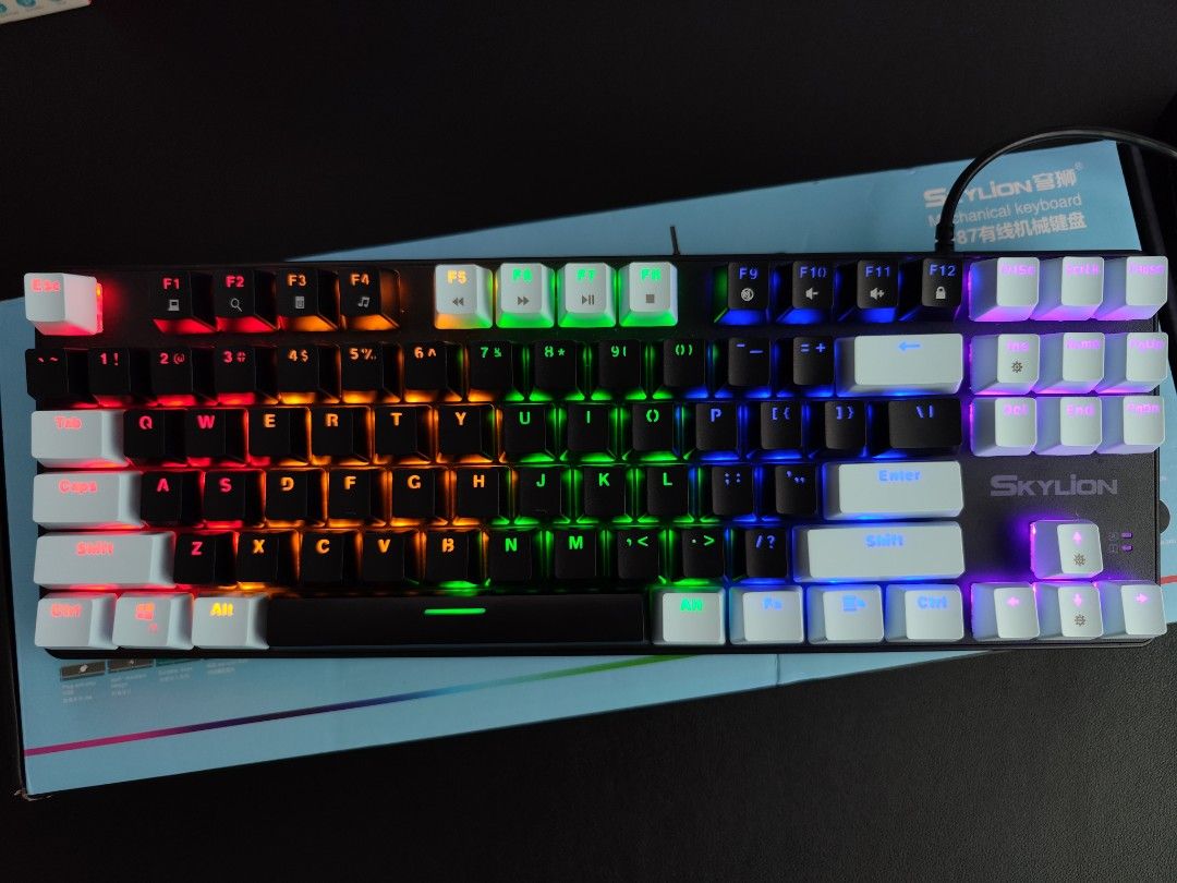 Skylion H87 Mechanical Keyboard TKL, Computers & Tech, Parts ...