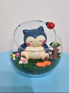 Sleeping snorlax terrarium, Hobbies & Toys, Stationery & Craft ...