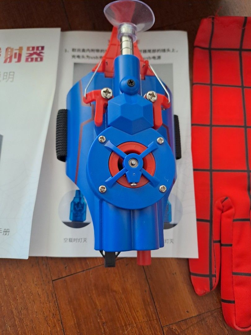 Spider man wrist launcher retractable web shooter, Hobbies & Toys, Toys ...