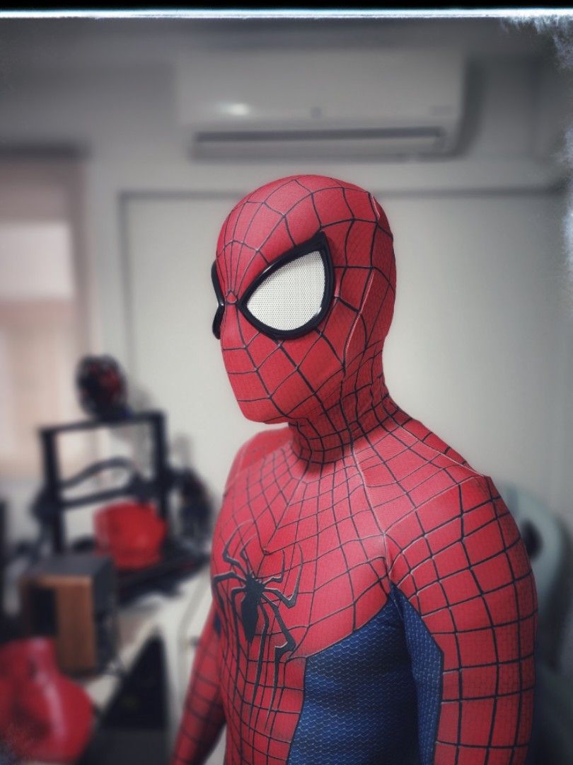 Spiderman Faceshell- TASM, Hobbies & Toys, Toys & Games on Carousell