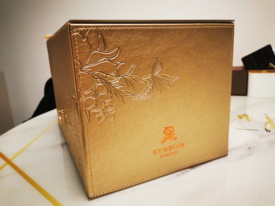 St regis mooncake box limited edition tea set, Furniture & Home Living ...