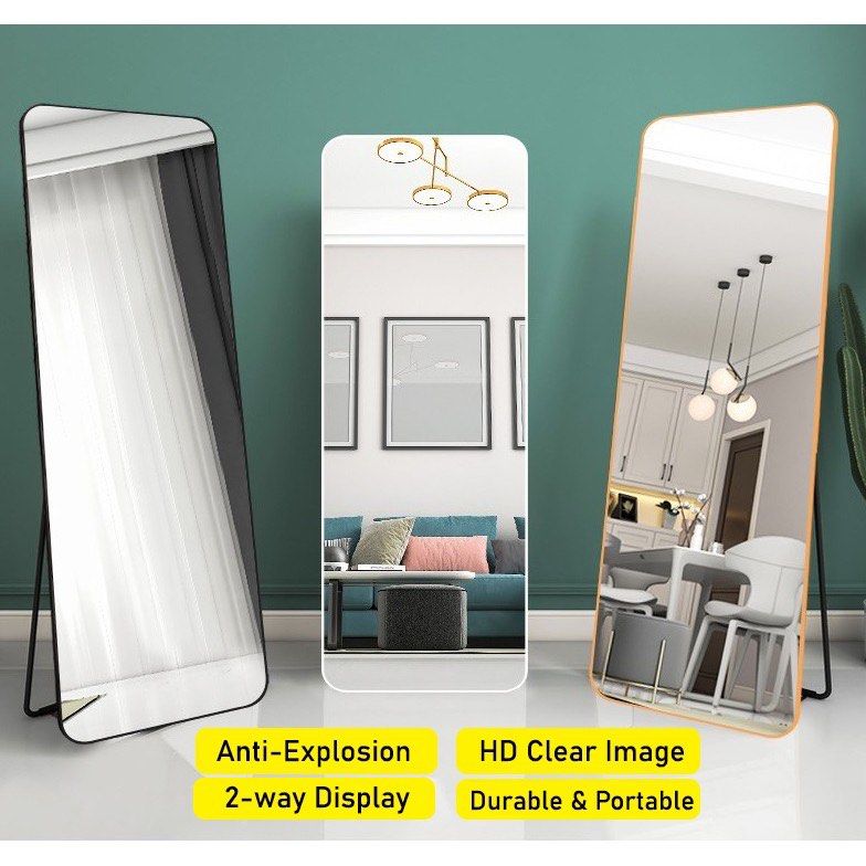Standing full length floor body long Mirror, Furniture & Home Living ...