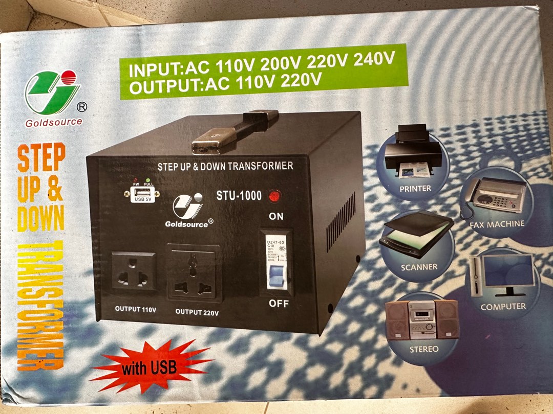 Step up step down transformer, TV & Home Appliances, Electrical ...