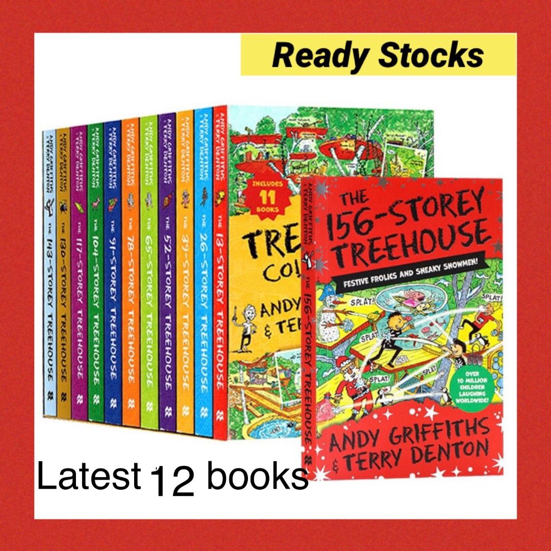 Storey Treehouse 12 books (including latest 156 Storey ) Tree House ...