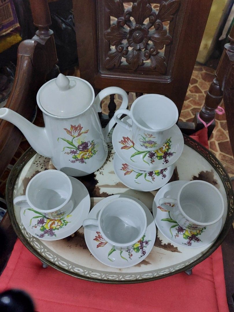 Tea set Japan Vintage, Kitchen & Appliances di Carousell