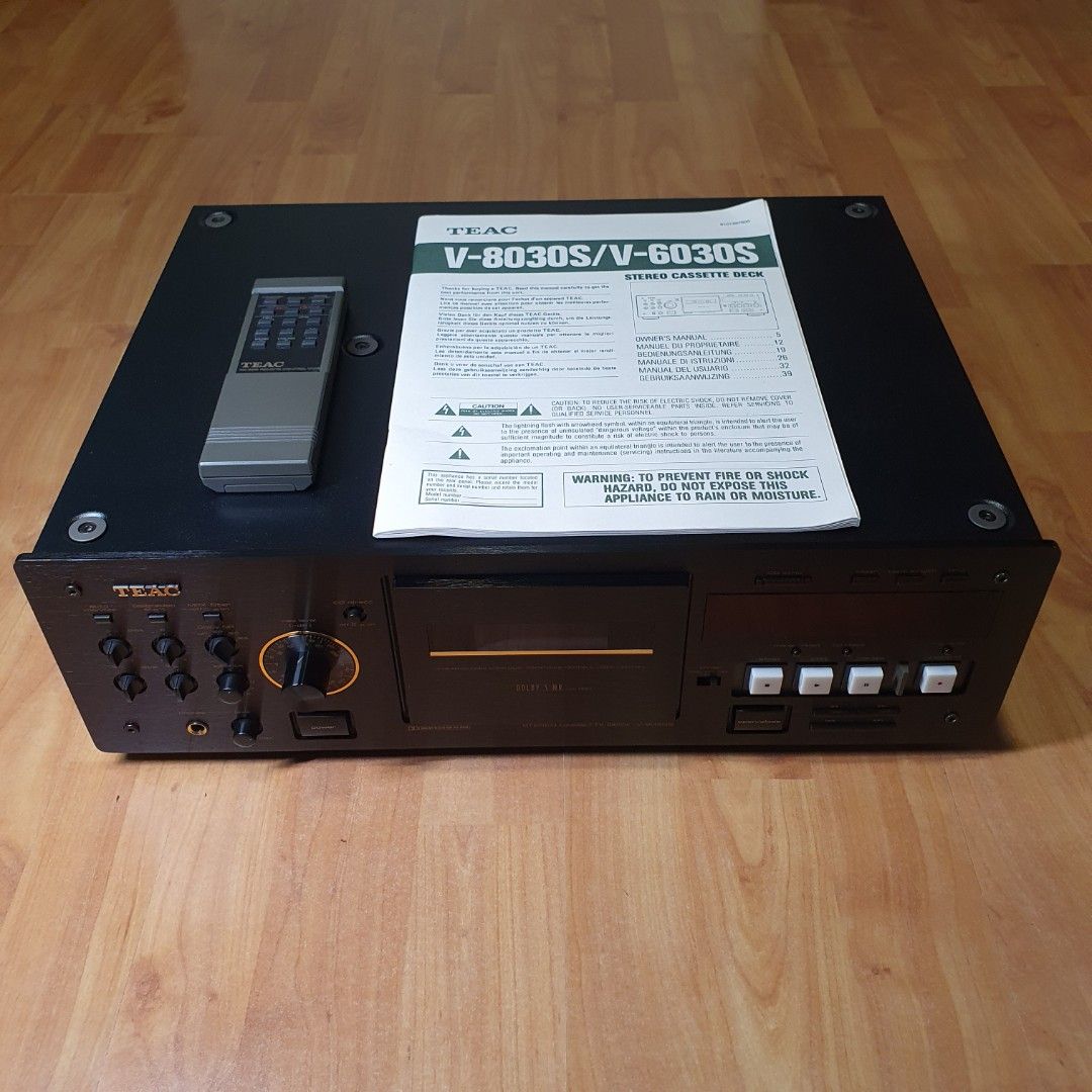 TEAC V-6030S Cassette Deck, Audio, Portable Music Players on Carousell